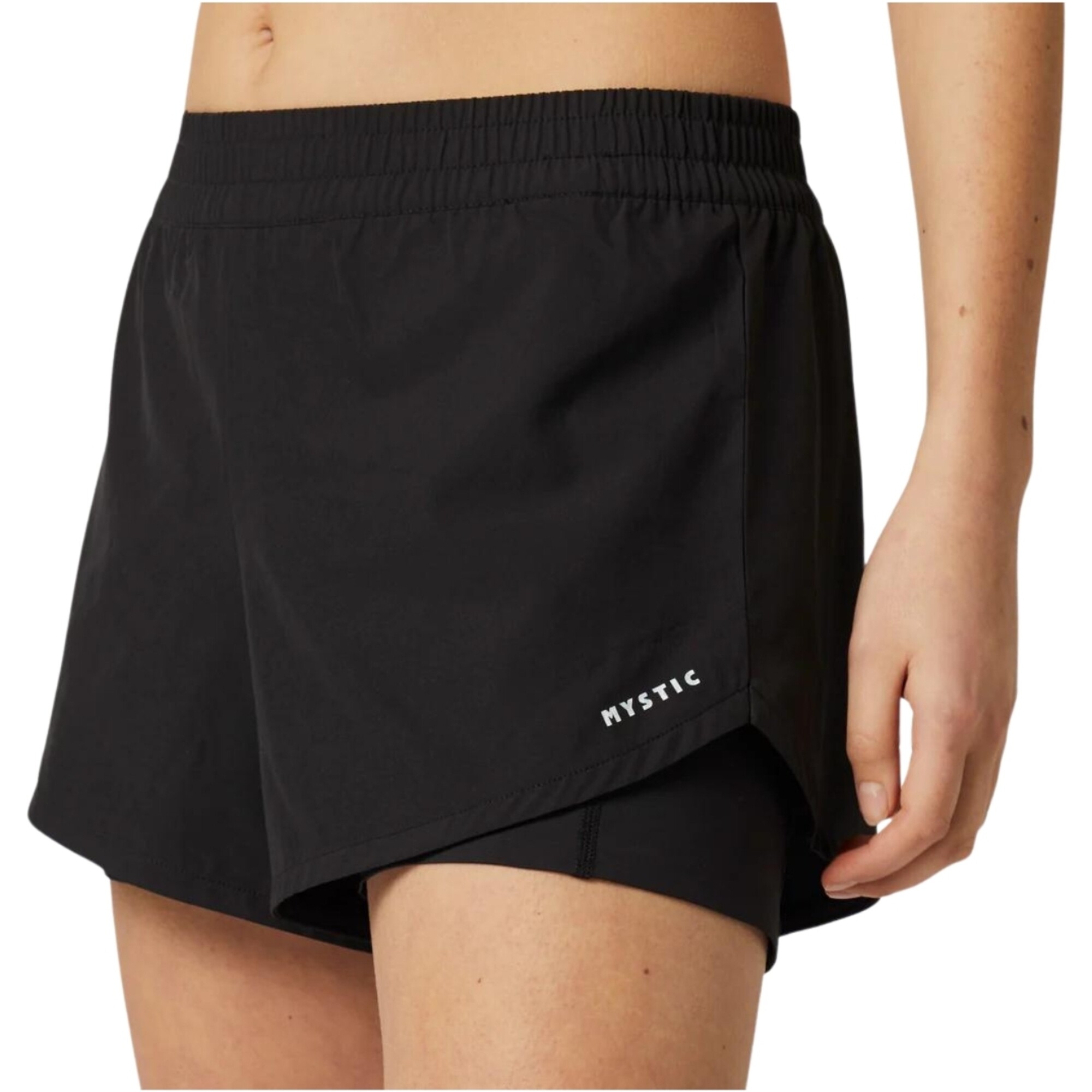2025 Mystic Womens Ida Lined Sport Shorts 35001 240271 - Black - Clothing - Womens | Wetsuit Outlet